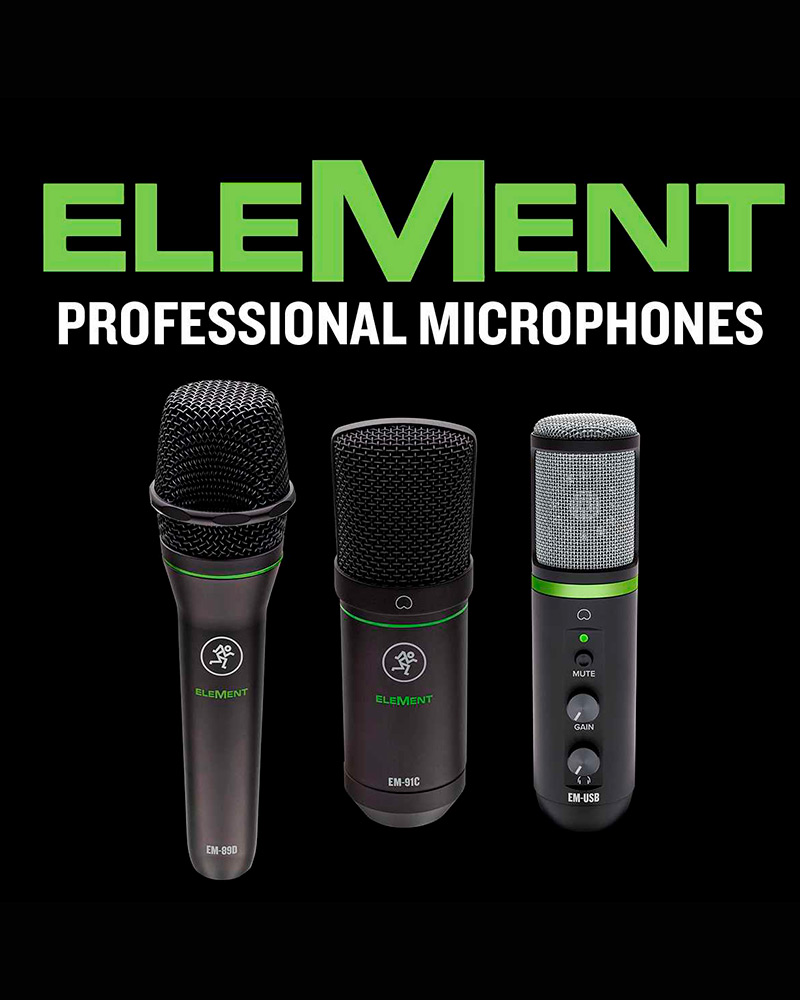 NEW! EM-SERIES MICROPHONES | MACKIE