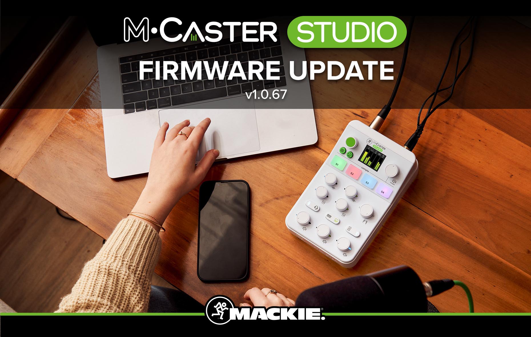 M•Caster Studio Firmware Update 1.0.67 | MACKIE